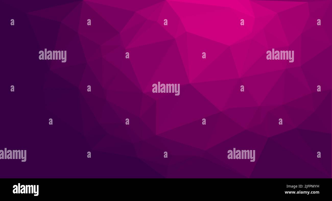 Abstract Low Polygon gradient background illustration. Low poly banner with triangle shapes ...