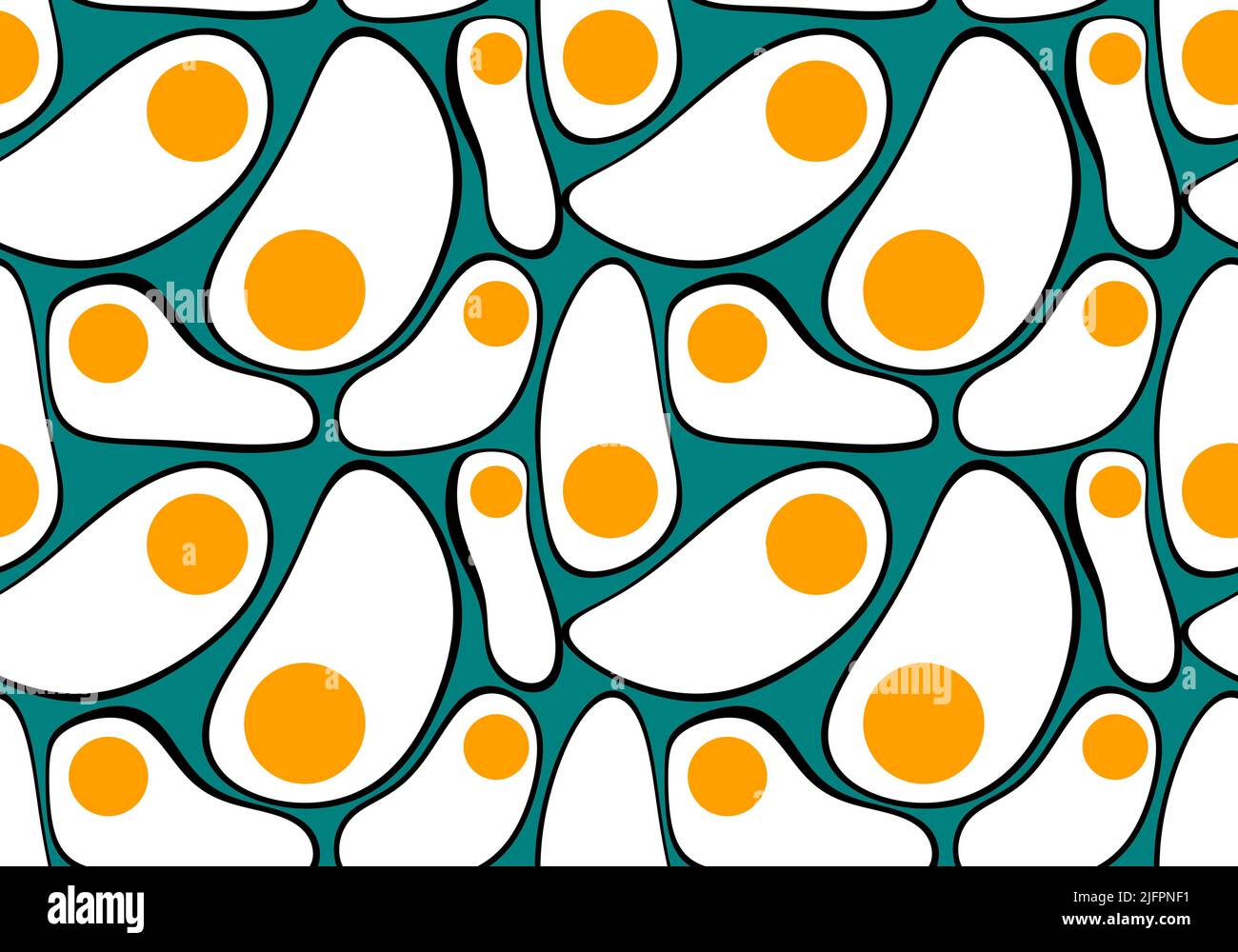 Breakfast seamless scrambled egg pattern for fabrics and kids and ...