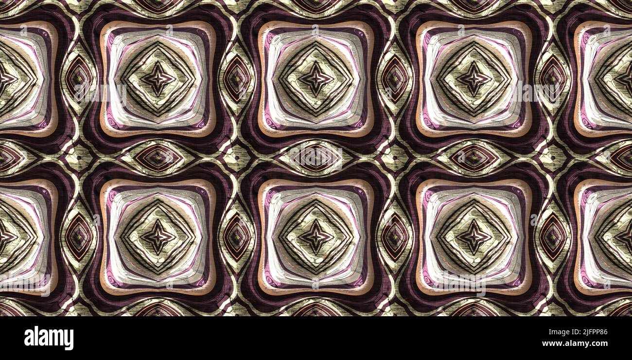 Earthy colours antique victorian geometric seamless border pattern in ...