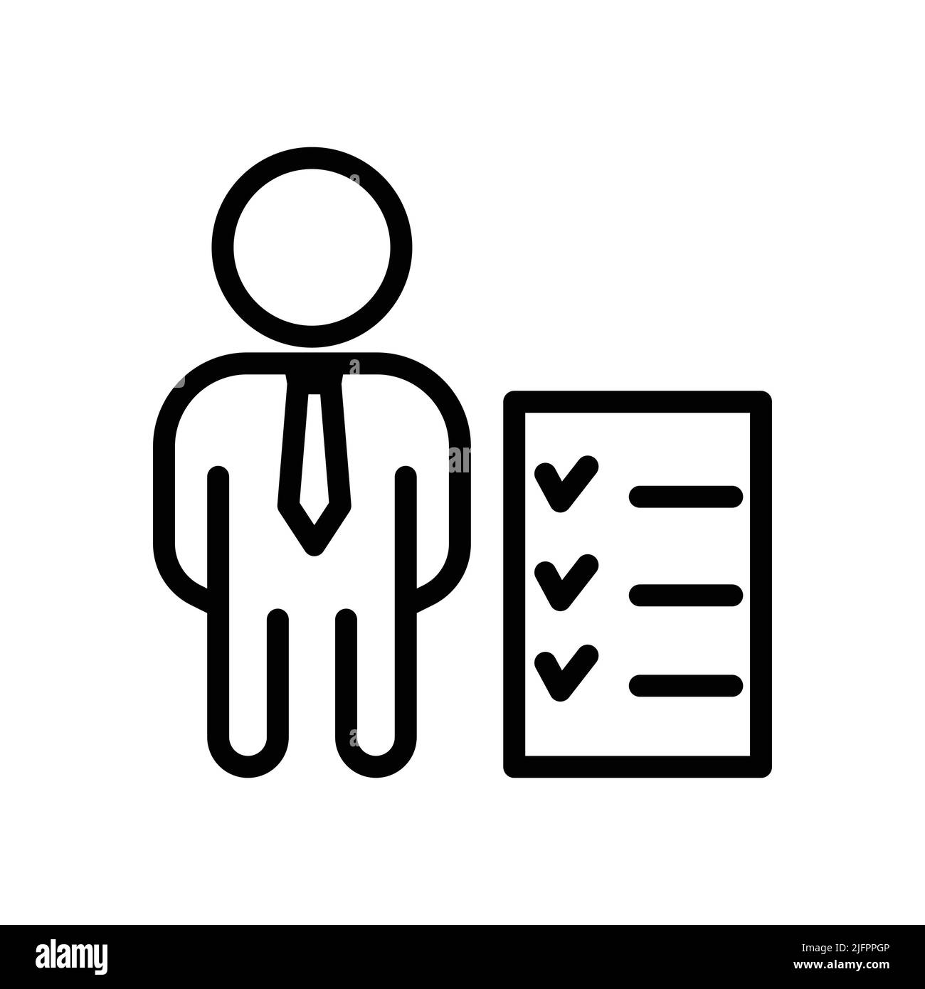 Check list outline Black and White Stock Photos & Images - Alamy