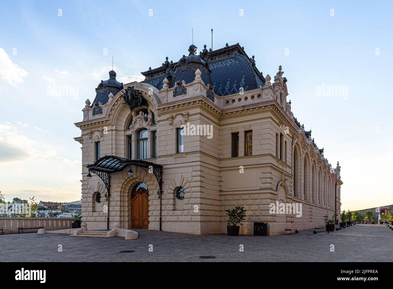 The rebuilt Royal Riding Hall in the Buda Castle District of Budapest ...