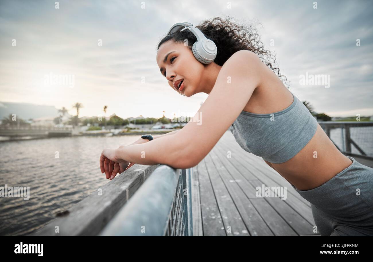 Shes gotta dig deep. Cropped shot of an attractive young female athlete ...