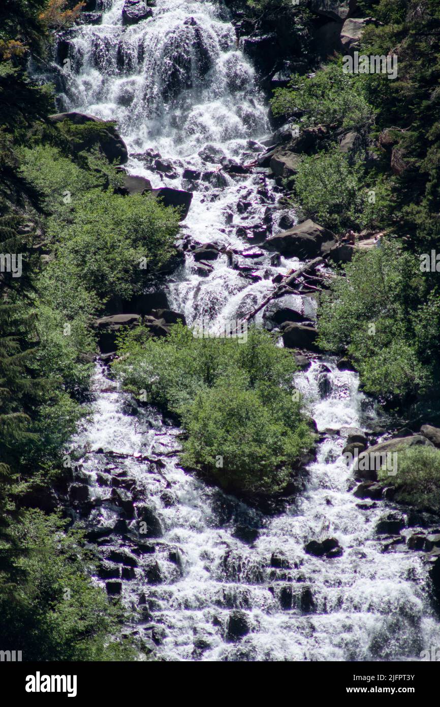 Twin Falls is a waterfall near Mammoth Lakes, Mono County, CA ...