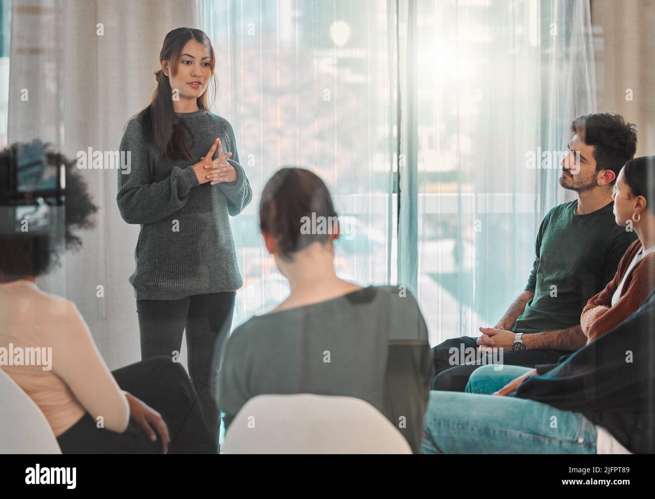 Group therapy session hi-res stock photography and images - Alamy