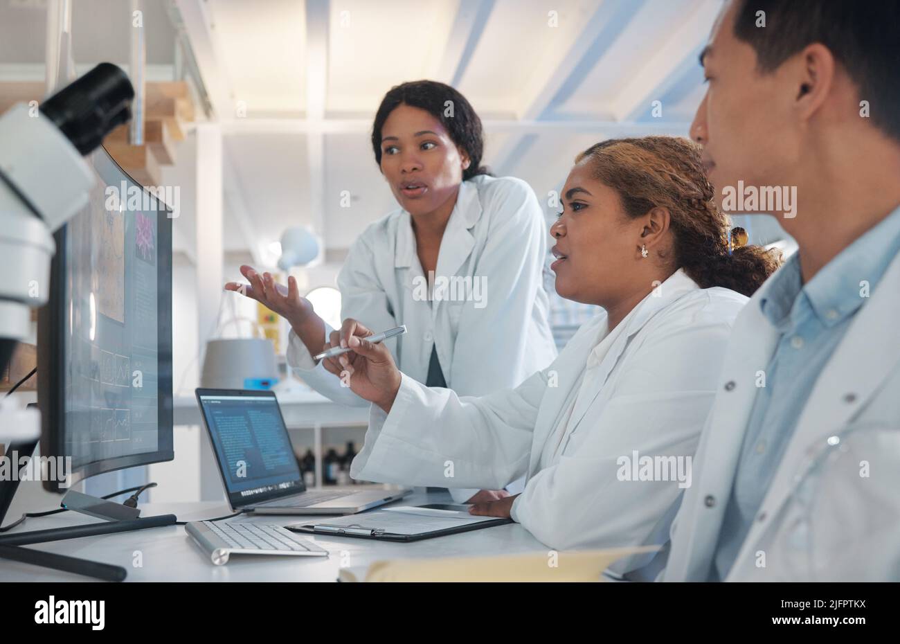 Bringing the fields most interesting minds together. Shot of a group of ...