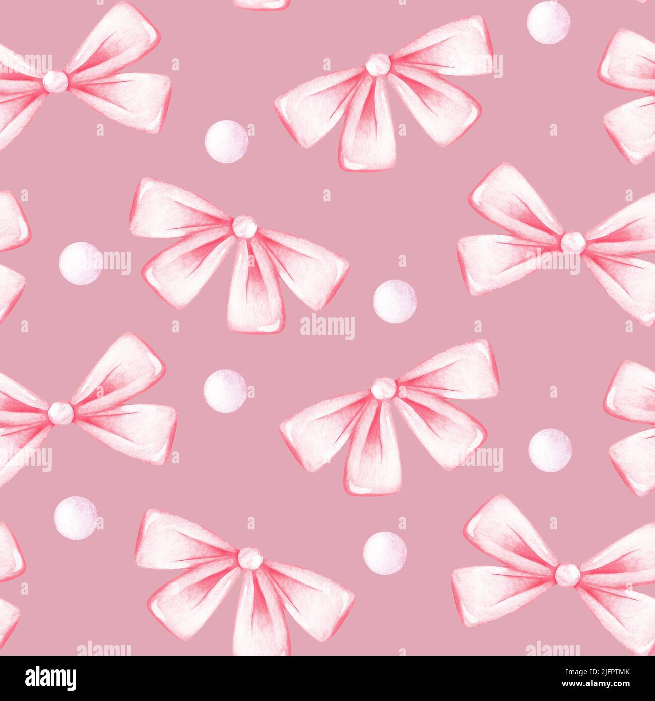 Pink ribbon bow hi-res stock photography and images - Alamy