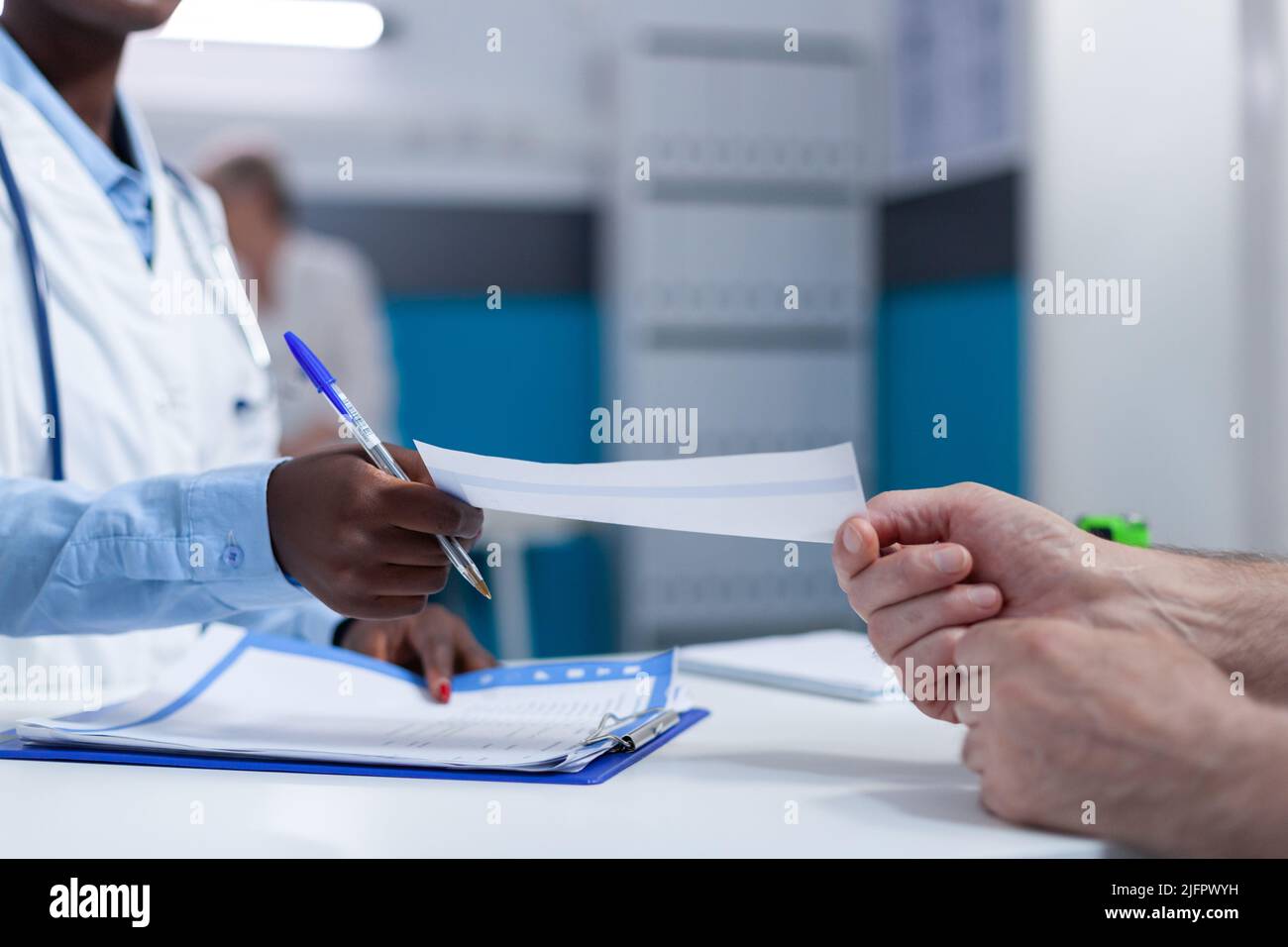Polyclinic report hi-res stock photography and images - Alamy
