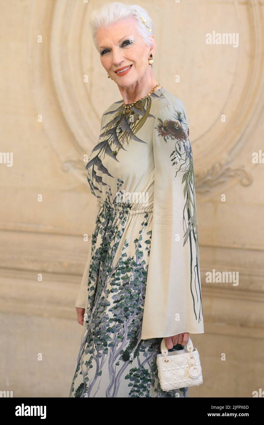 Paris, France. July 04, 2022, Maye Musk attends the Christian Dior ...