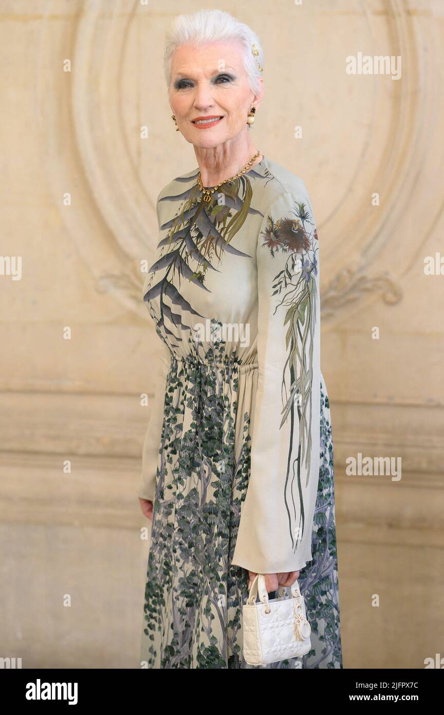 Paris, France. July 04, 2022, Maye Musk attends the Christian Dior ...