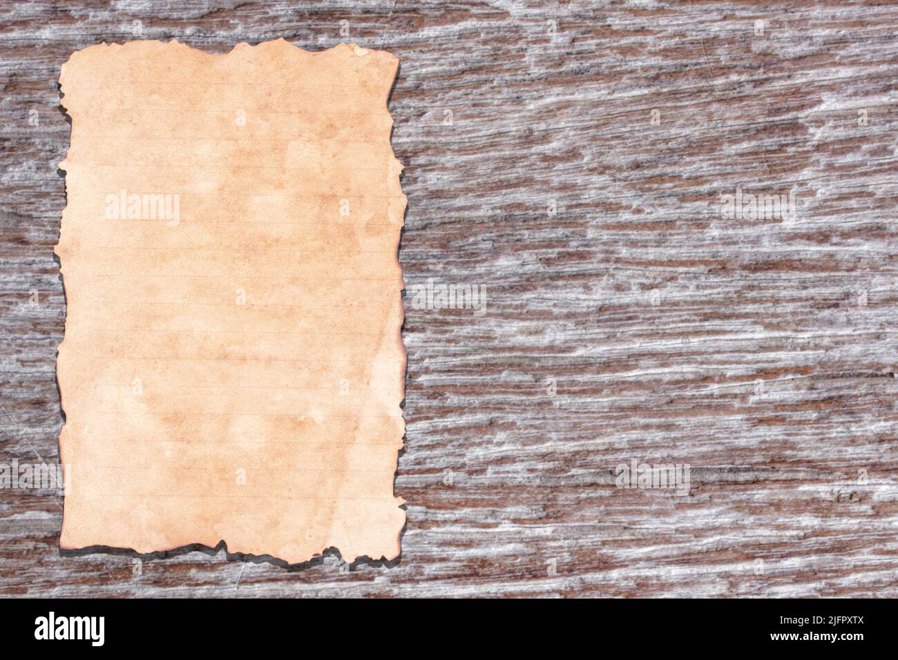Old paper on brown aged wood with copy space for any design Stock Photo ...
