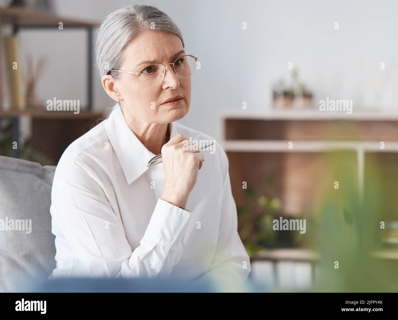 Mature contemplative hi-res stock photography and images - Alamy