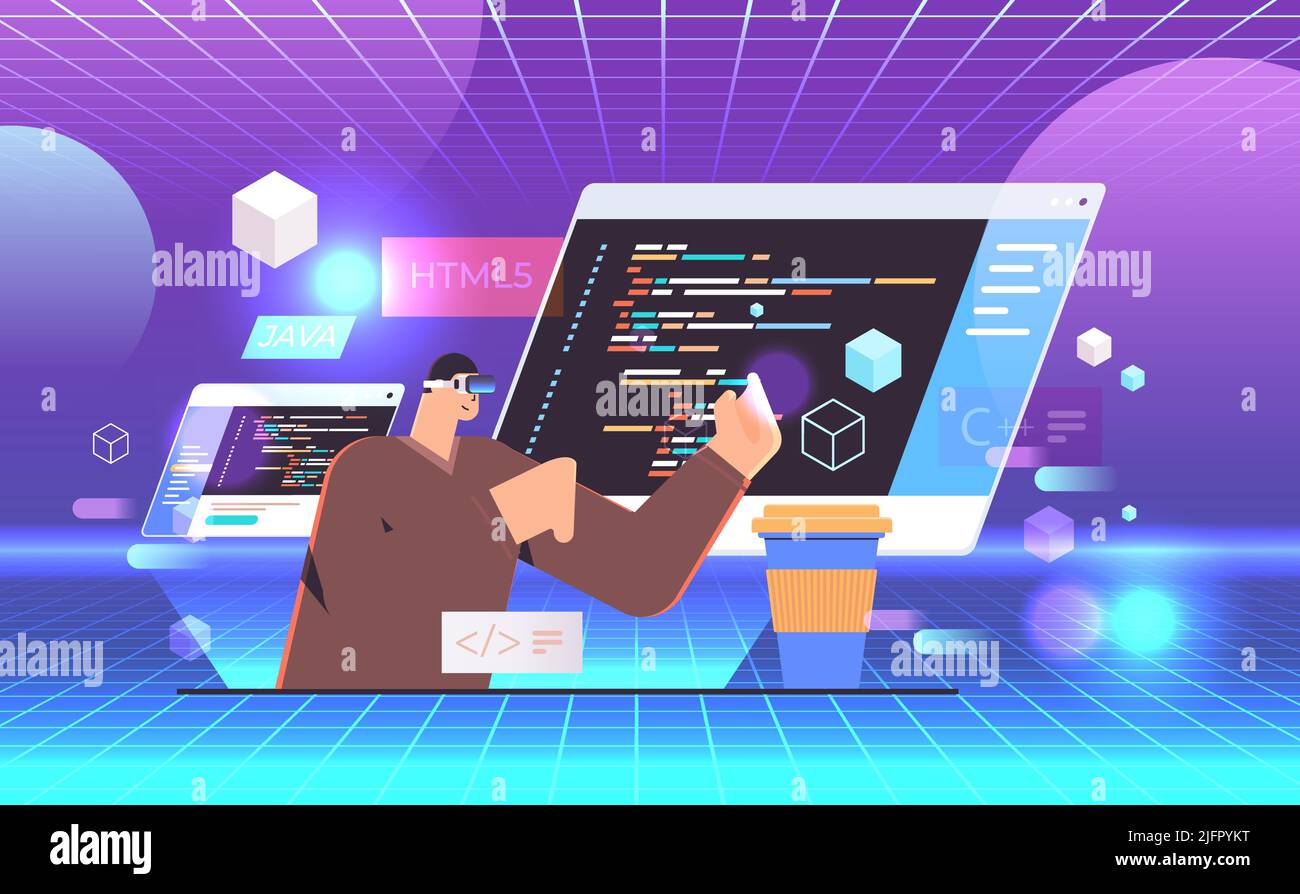 Visual coding language Stock Vector Images - Alamy