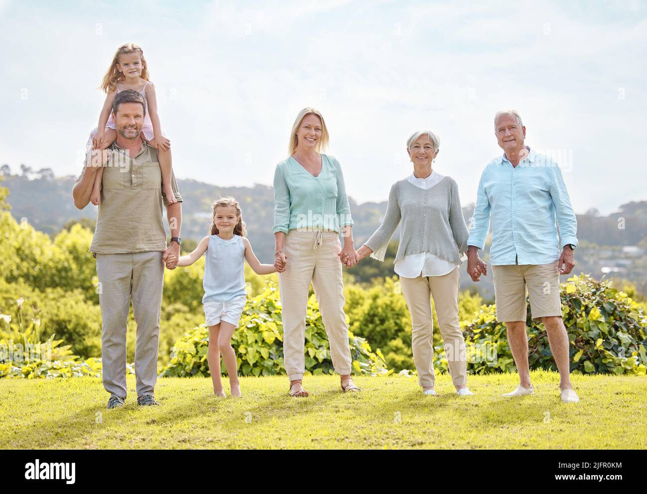 The bond that links your true family is love. Shot of a multi ...