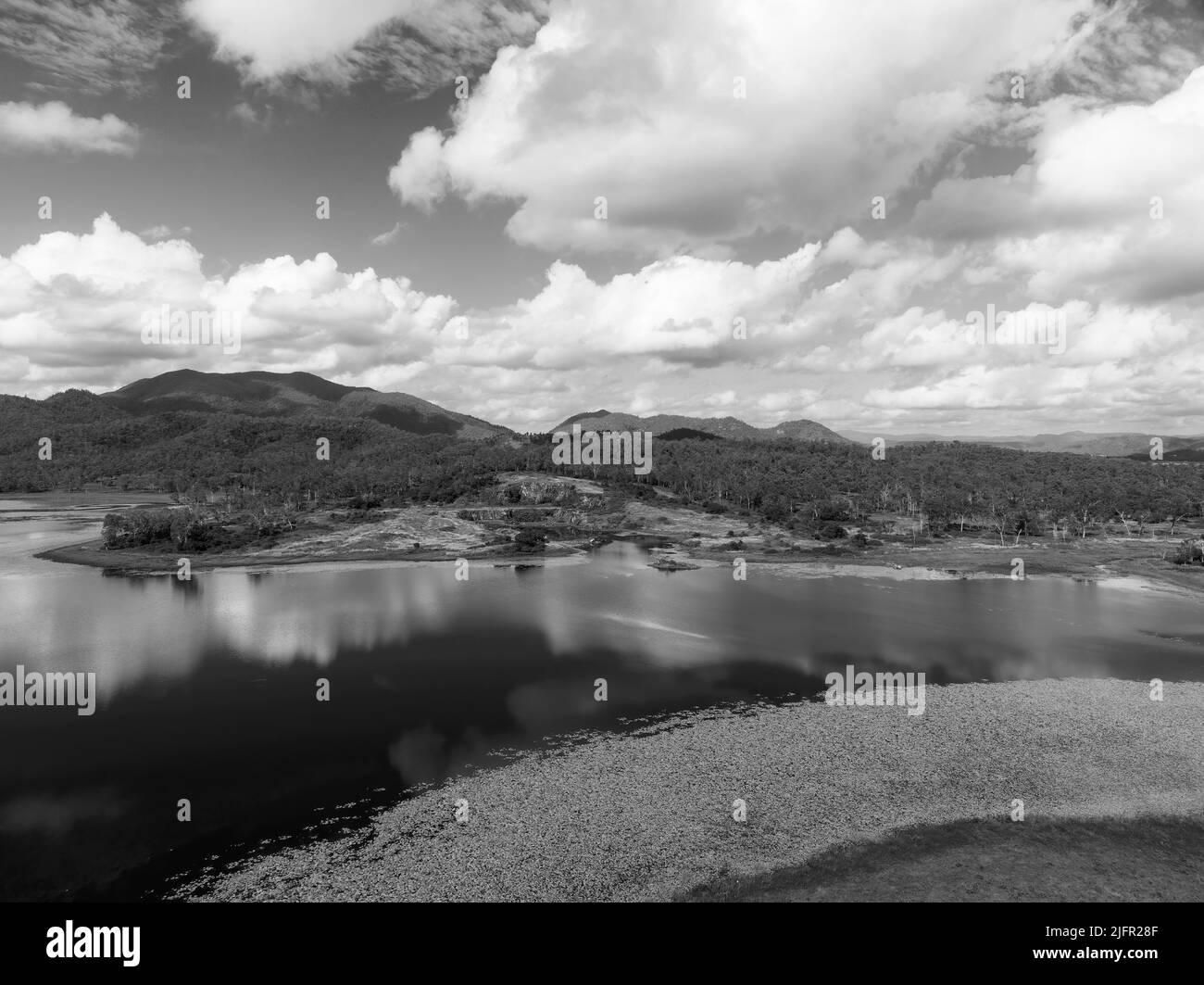 Australia water dam environment Black and White Stock Photos & Images ...