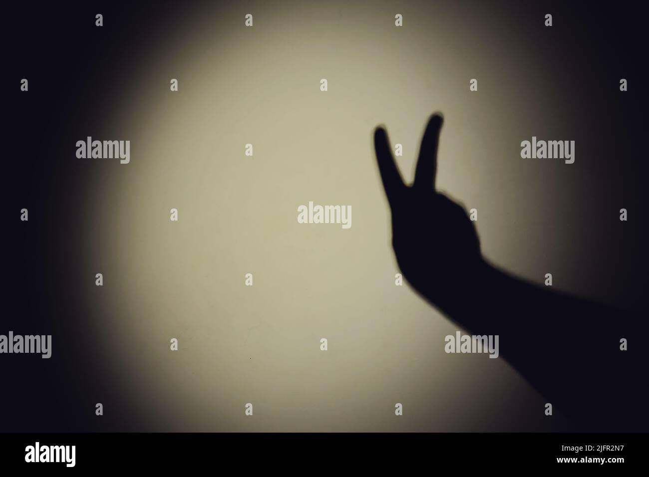Flashlight shadow hand wall hi-res stock photography and images - Alamy