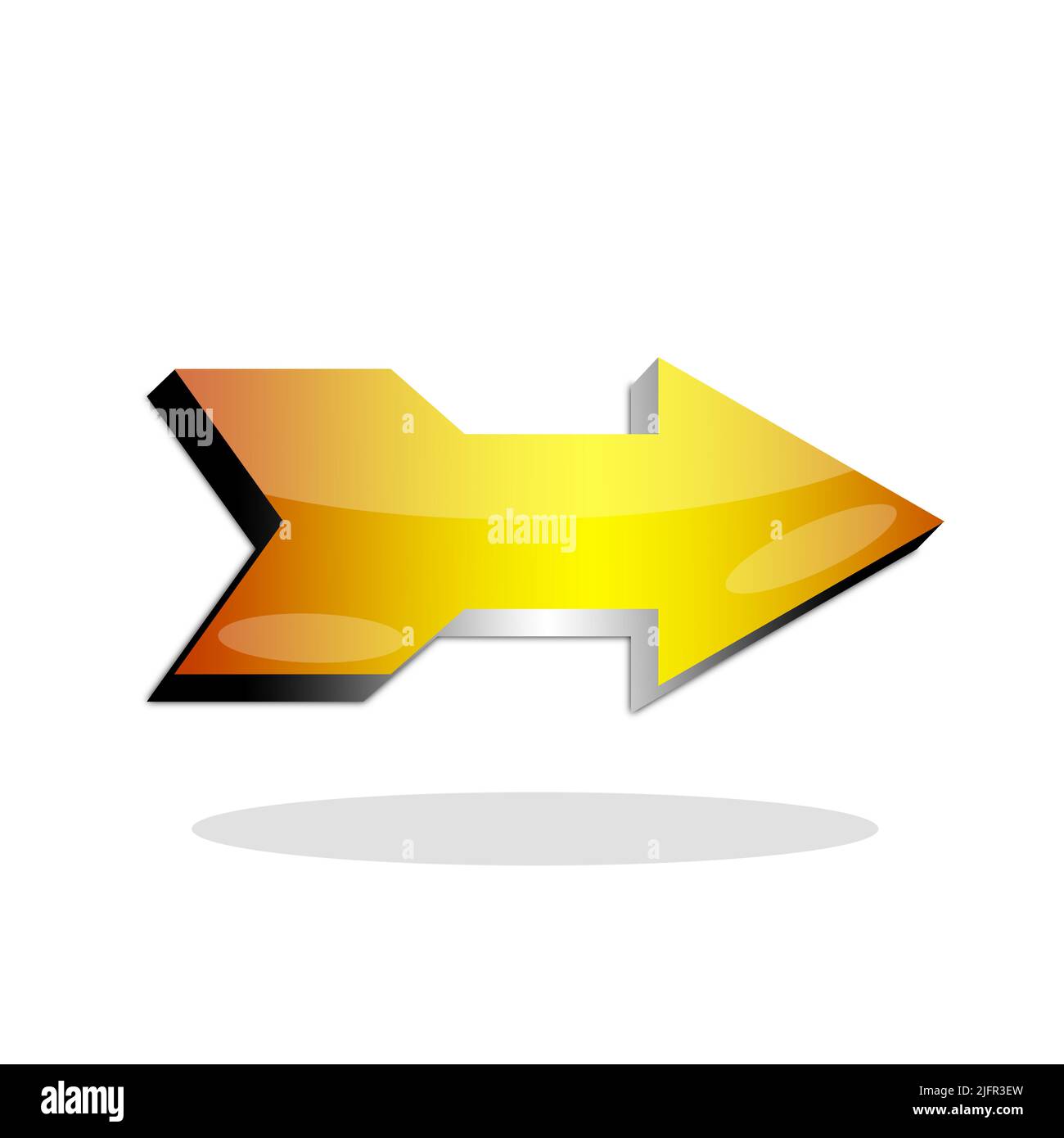 Logo indicating the direction to the right Stock Photo - Alamy