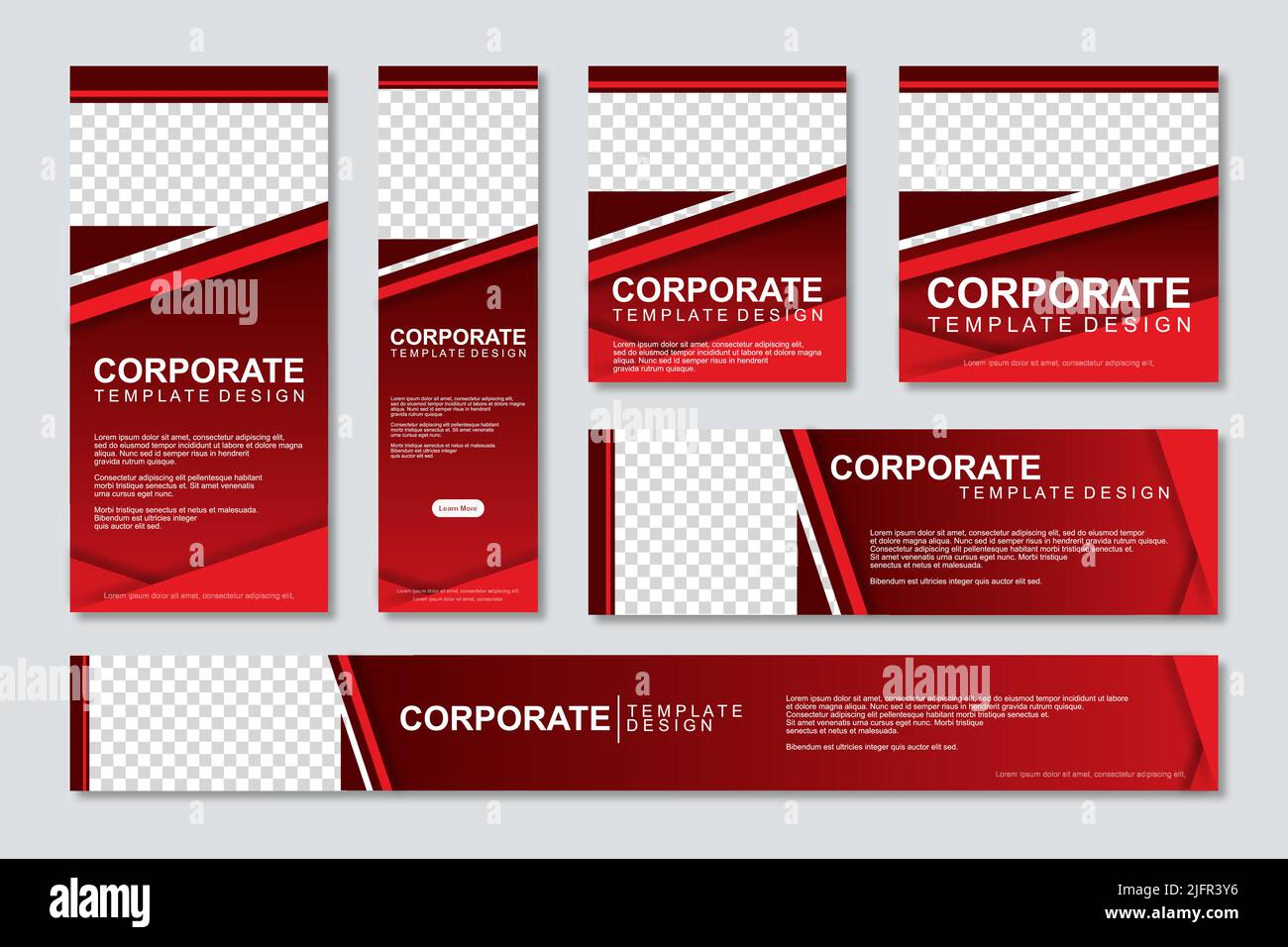 Wallpapers And Banners Website Template White Shapes. Neutral Website