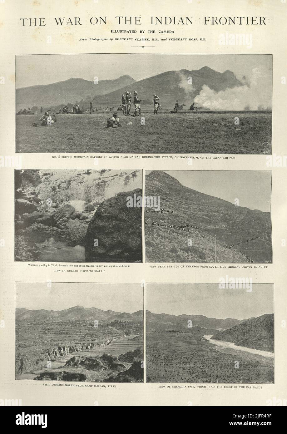 Vintage photographs from the The Tirah campaign, War on the Indian ...