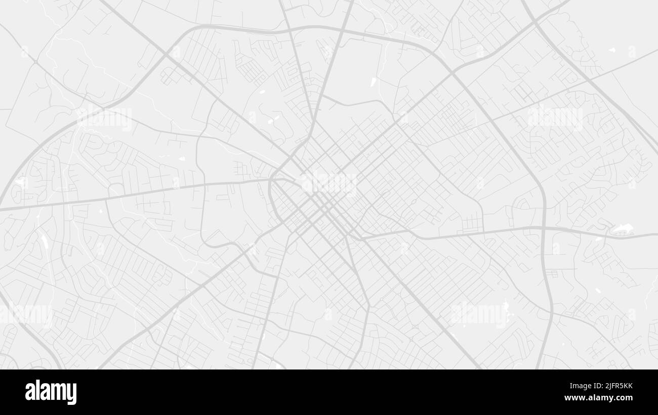White and light grey Lexington city area vector background map, roads ...