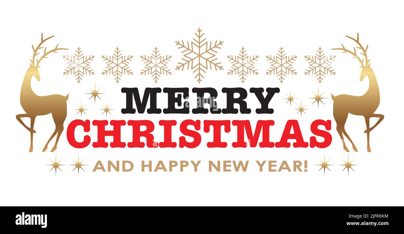 Christmas Symbol, Emblem, Or Label Isolated On A White Background ...