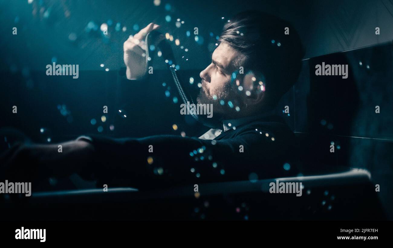 Panic man alone hi-res stock photography and images - Alamy