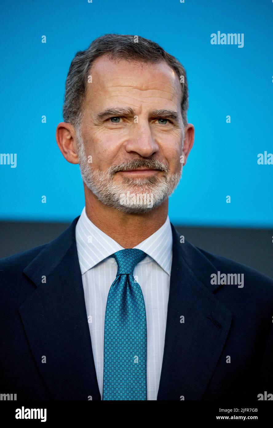 Barcelona, Spanien. 04th July, 2022. King Felipe of Spain at the Museo ...