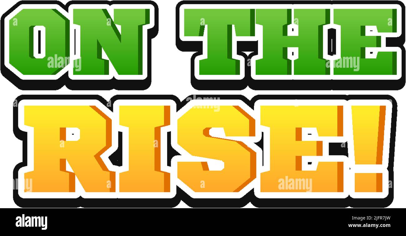On the rise Cut Out Stock Images & Pictures - Alamy