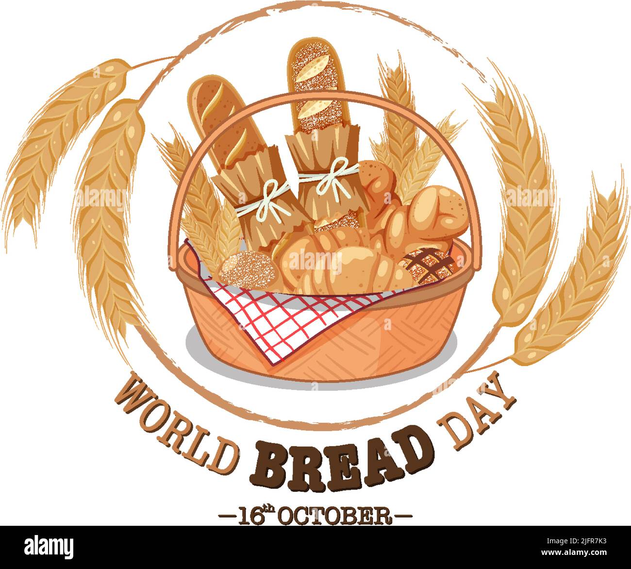 World bread day poster design illustration Stock Vector Image & Art - Alamy