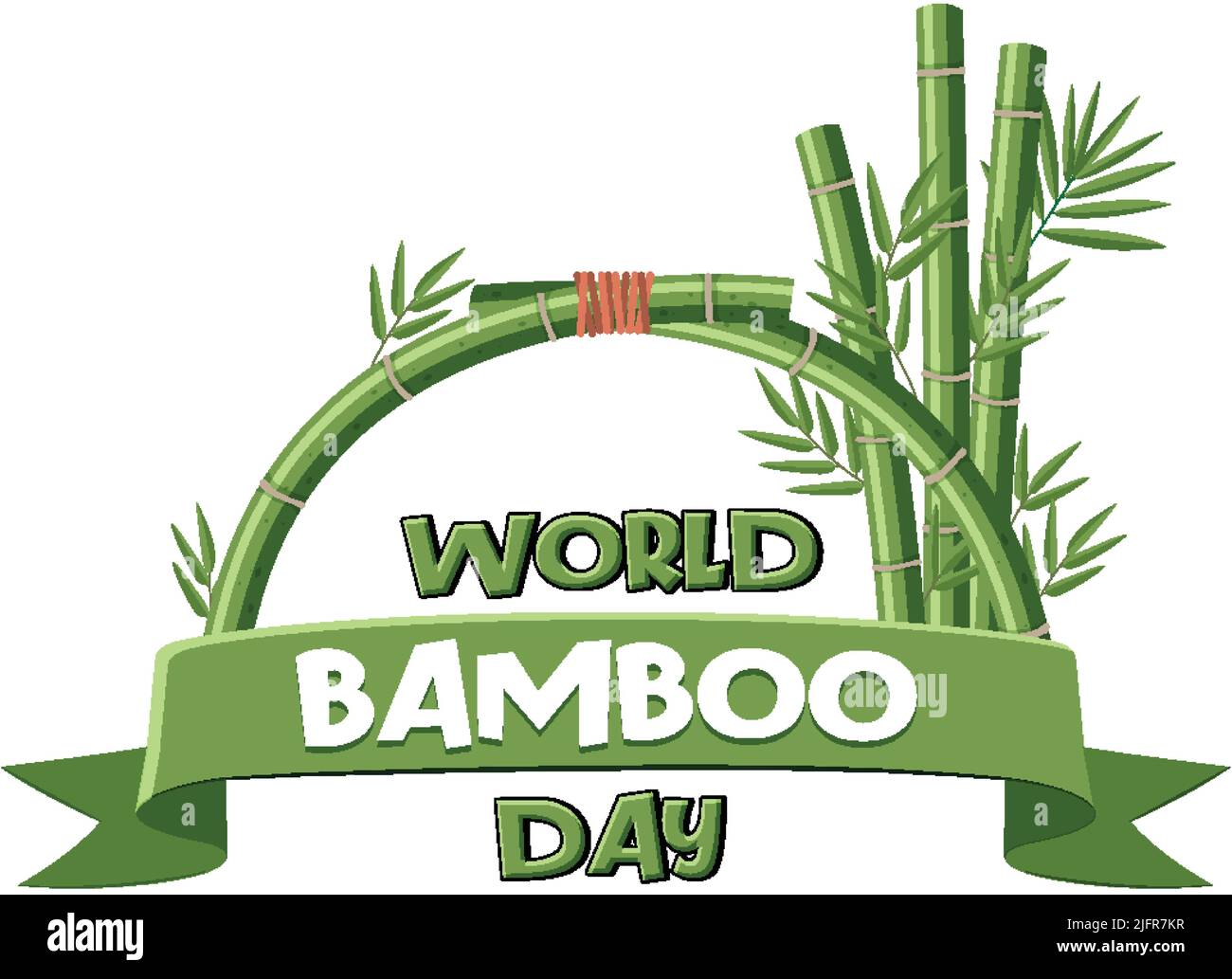 World Bamboo Day September 18 Banner Design illustration Stock Vector ...