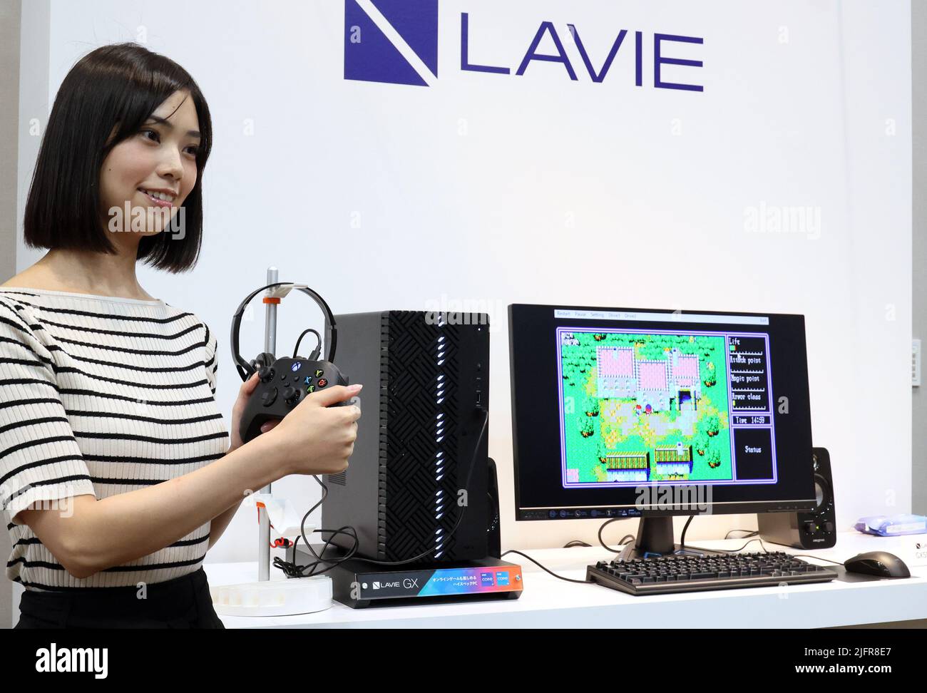 Tokyo, Japan. 5th July, 2022. A model displays Japan's personal ...