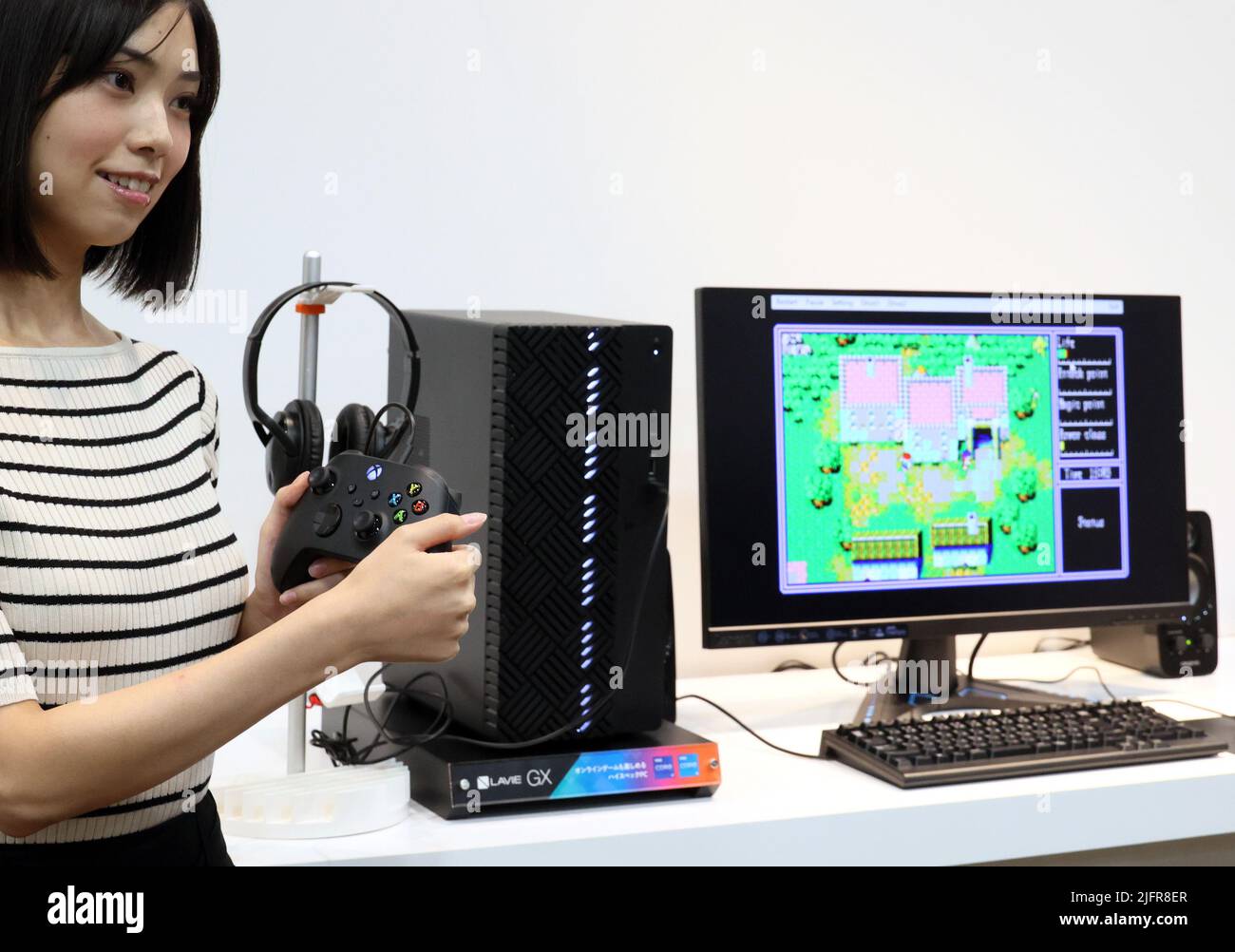 Tokyo, Japan. 5th July, 2022. A model displays Japan's personal ...