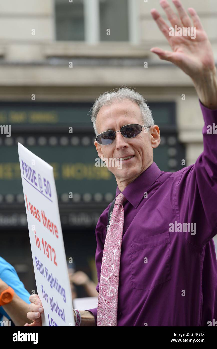 Peter Tatchell - LGBT and human rights campaigner - at the Pride in ...