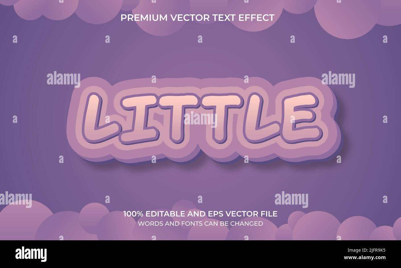 Clean text effect Stock Vector Images - Alamy