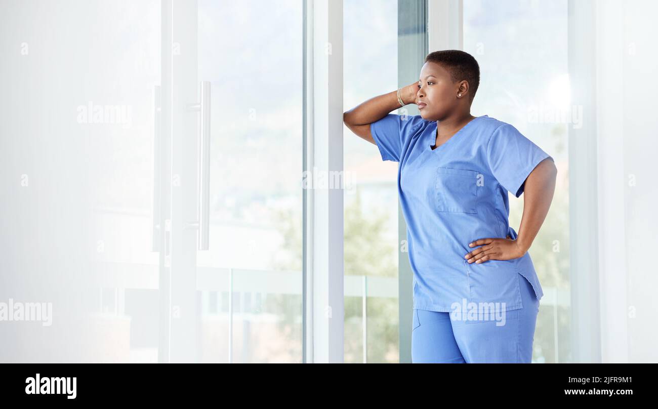 Constant attention by a good nurse. Shot of a female nurse looking ...