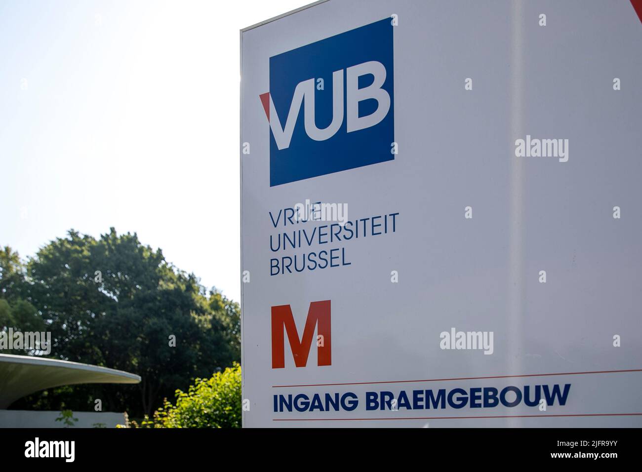 Illustration picture shows the VUB university, in Brussels, Tuesday 05 ...
