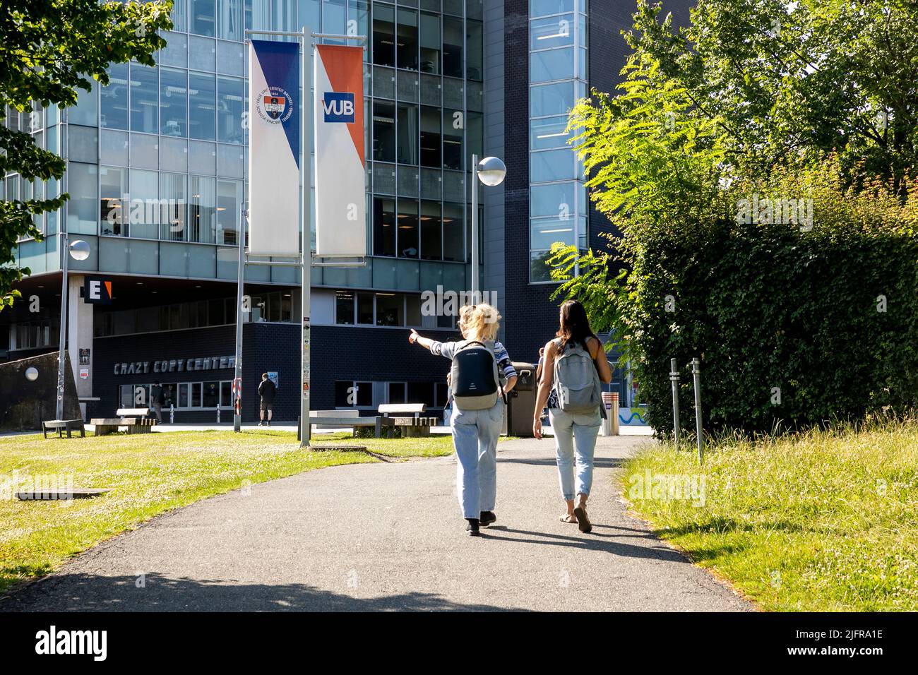 Illustration picture shows the VUB university, in Brussels, Tuesday 05 ...