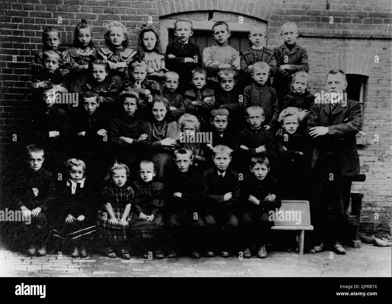 Group photo of school classes with teachers Stock Photo - Alamy