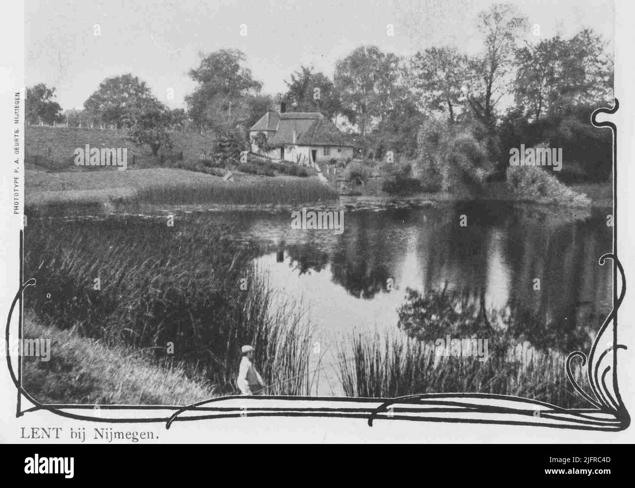 Meertje aan de Dijk near Lent with Visser and Boerenhoeve Stock Photo ...