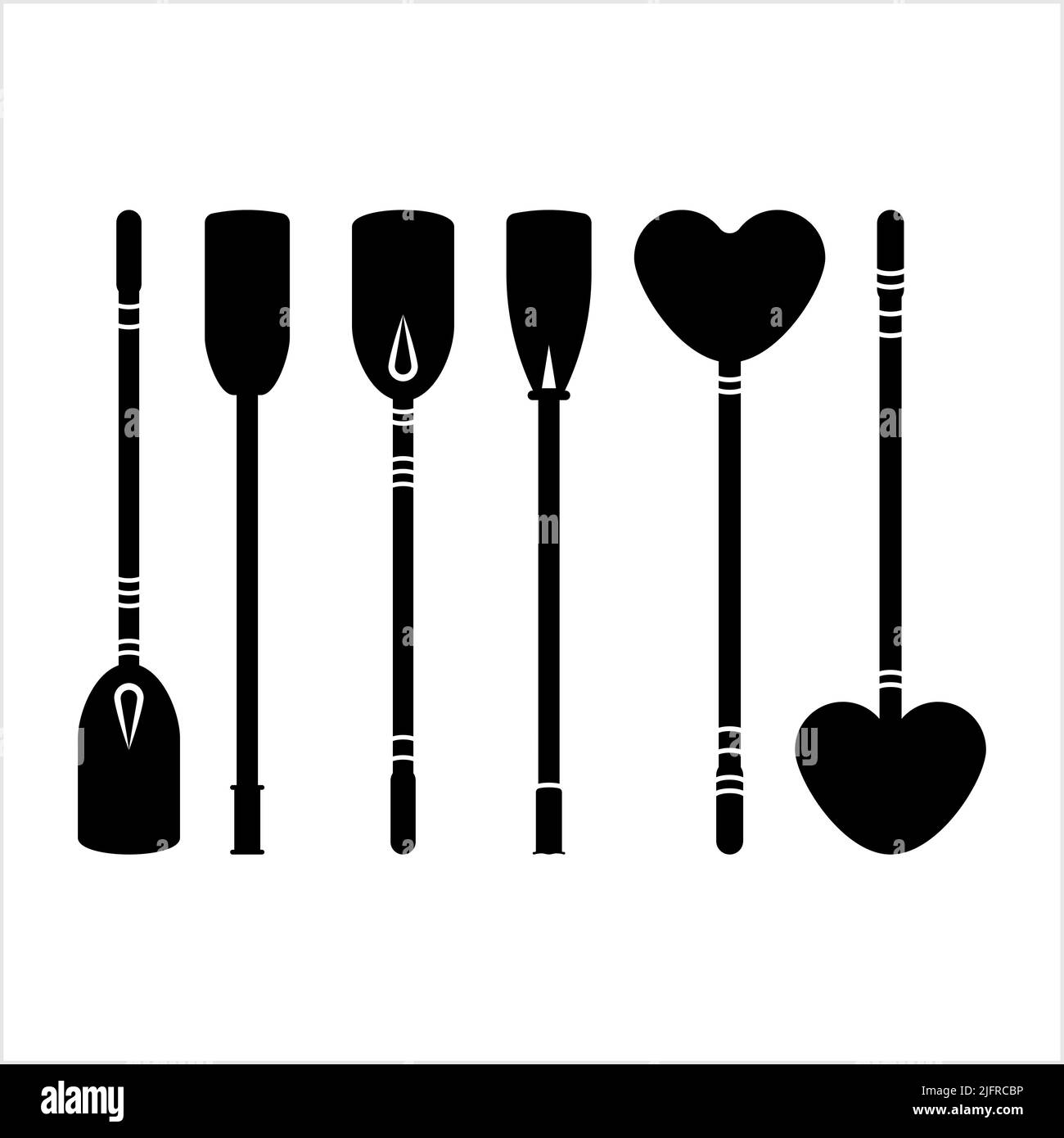 Boat Paddle Icon, Boat Paddle Vector Art Illustration Stock Vector ...