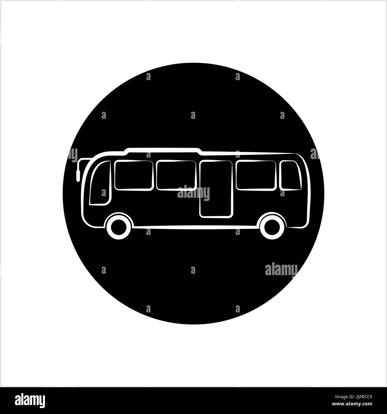 Bus Icon, Bus Vector Art Illustration Stock Vector Image & Art - Alamy