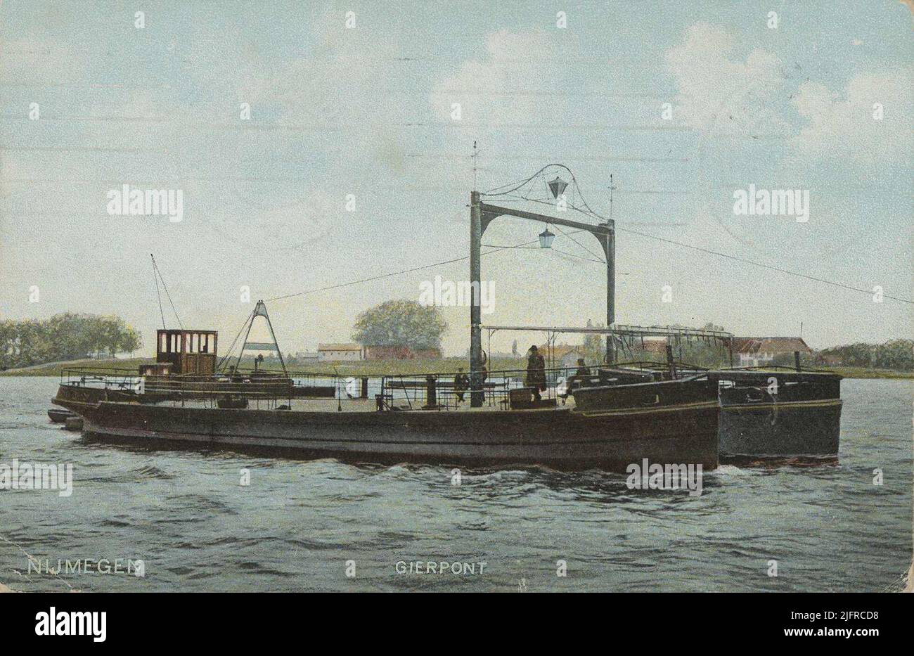 The Gierpont on the river Waal, with Lent in the background Stock Photo ...