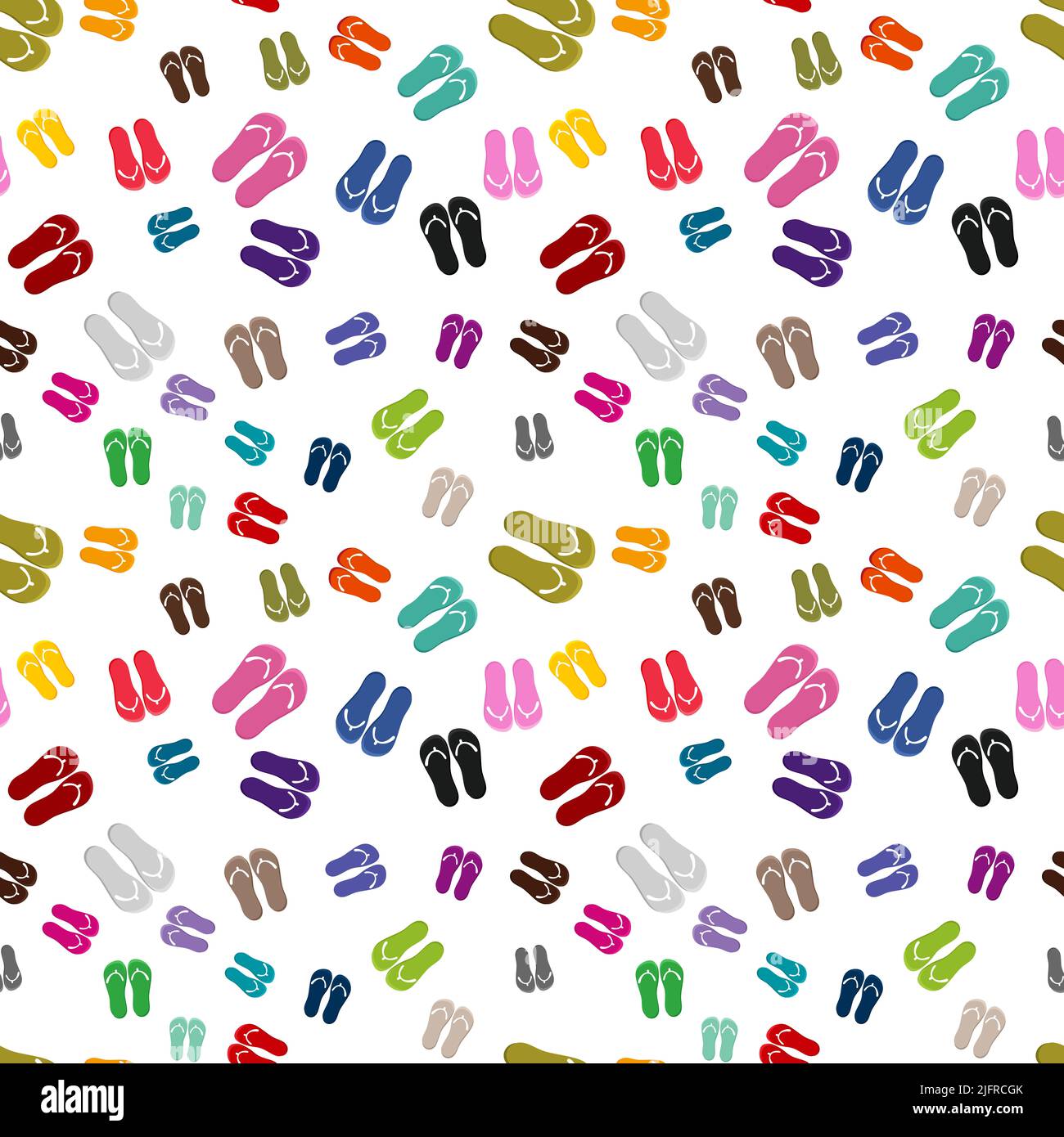 Flip flop pattern seamless hi-res stock photography and images - Alamy
