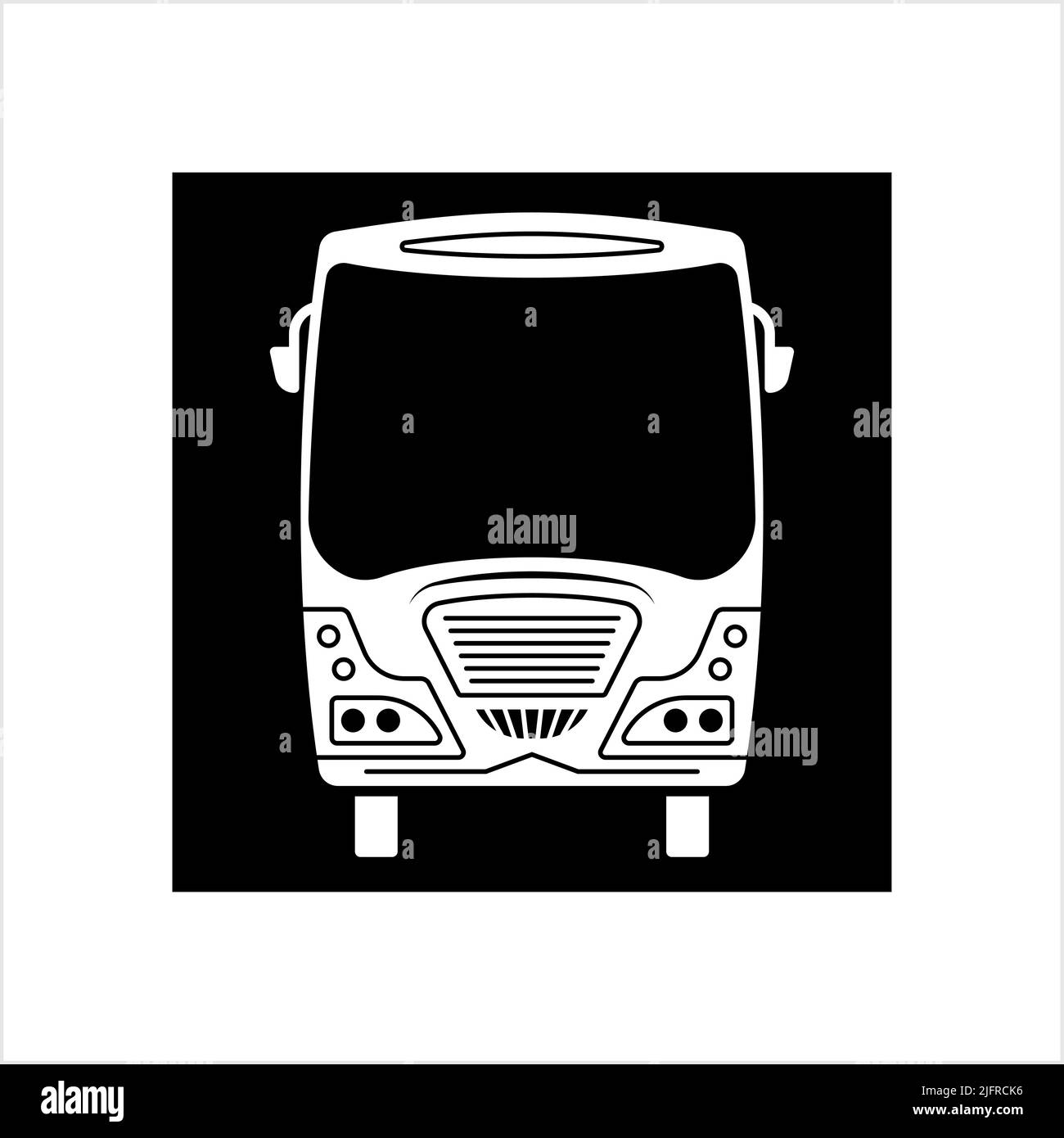 Bus Icon, Bus Vector Art Illustration Stock Vector Image & Art - Alamy