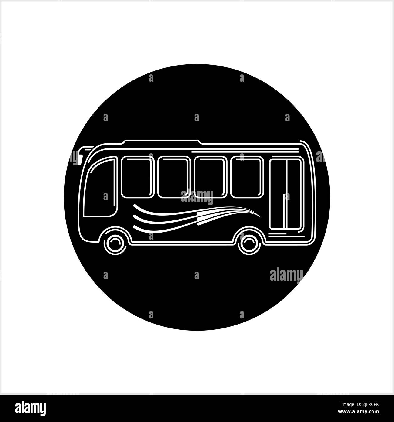 Bus Icon, Bus Vector Art Illustration Stock Vector Image & Art - Alamy