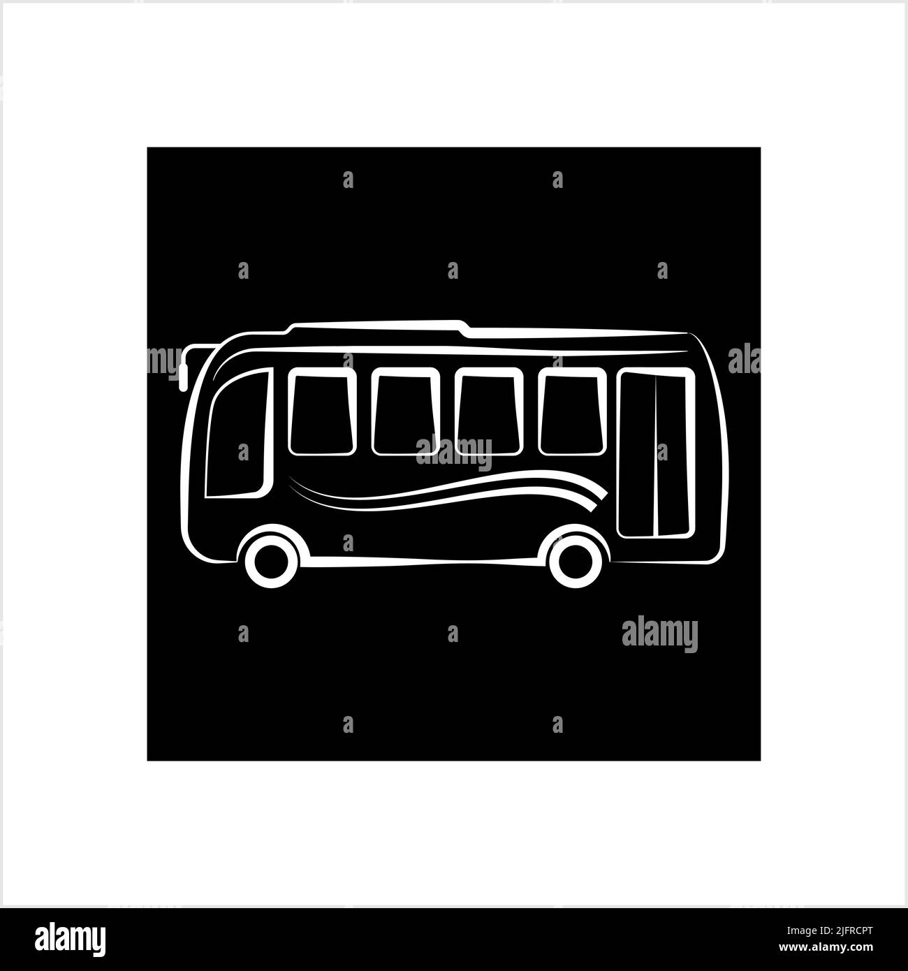 Bus Icon, Bus Vector Art Illustration Stock Vector Image & Art - Alamy