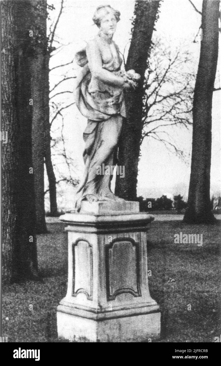 The flora image in the park; A reproduction of a magazine Stock Photo ...