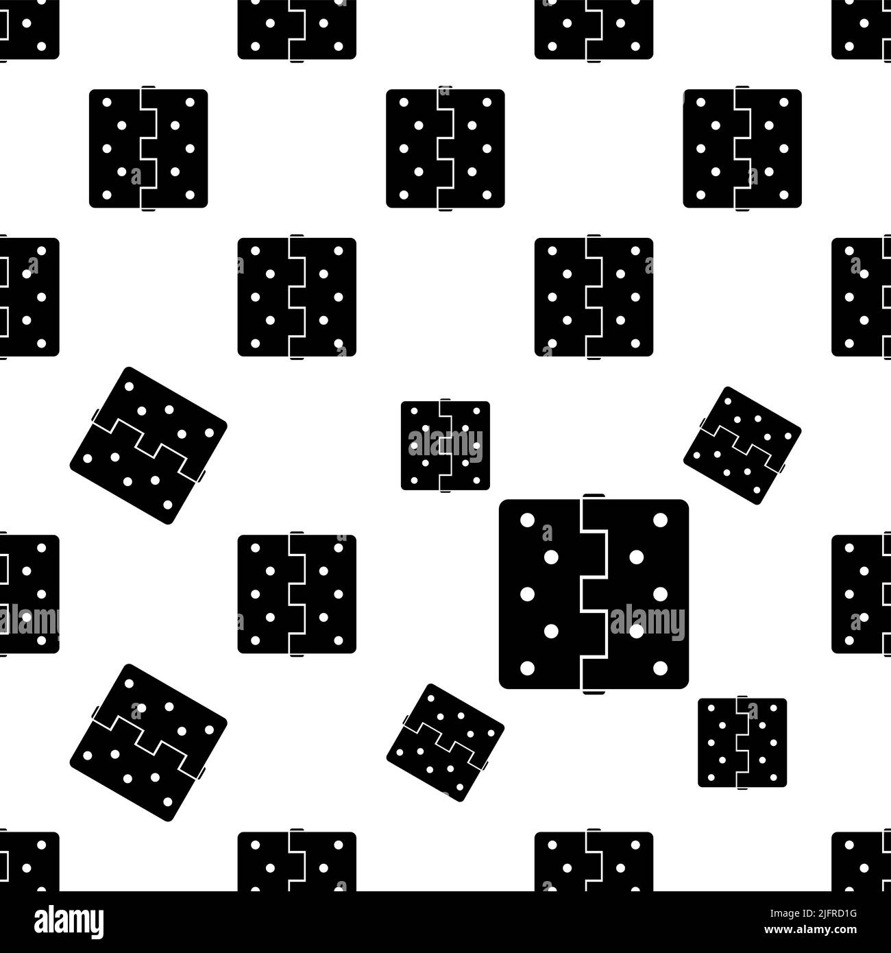 Door Hinge Icon Seamless Pattern, Door Hinge Connects Door With Door ...