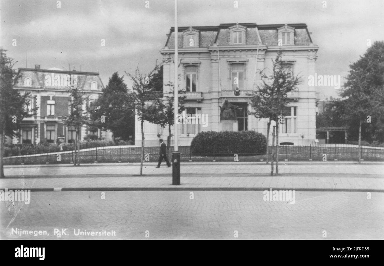 The building of the Roman Catholic University Stock Photo - Alamy