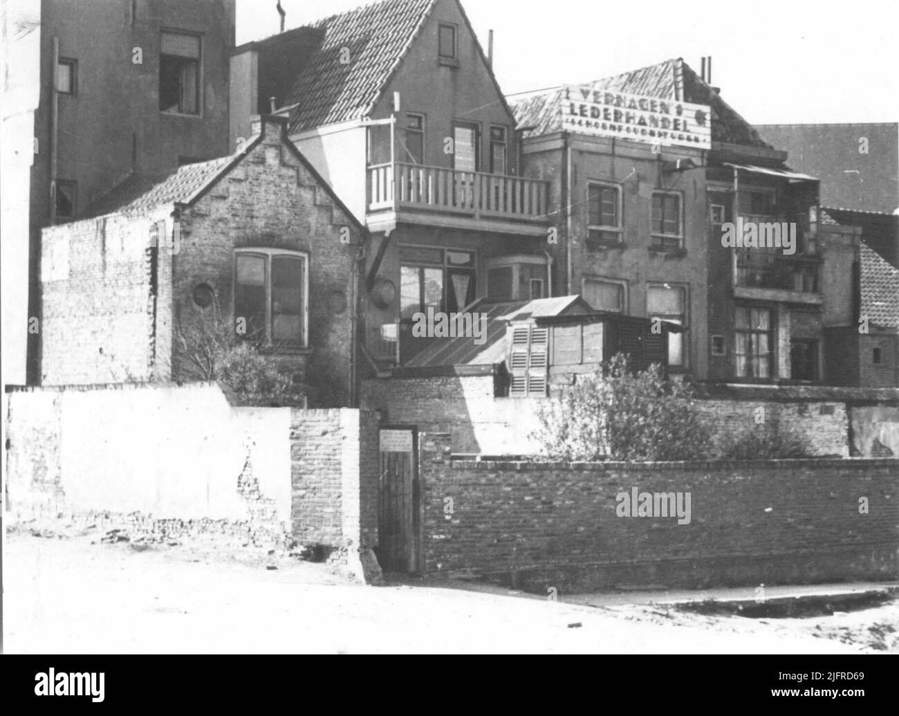 The back of a number of buildings Stock Photo - Alamy
