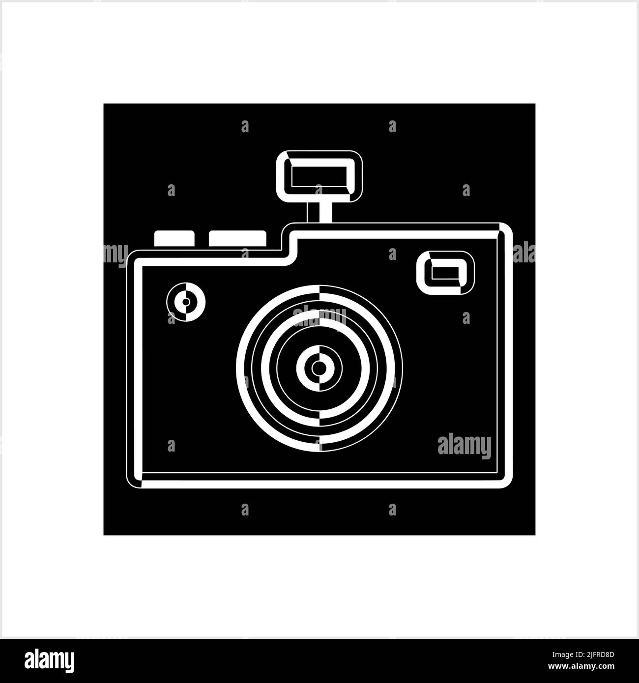 Camera Icon, Photo Camera Icon Vector Art Illustration Stock Vector ...